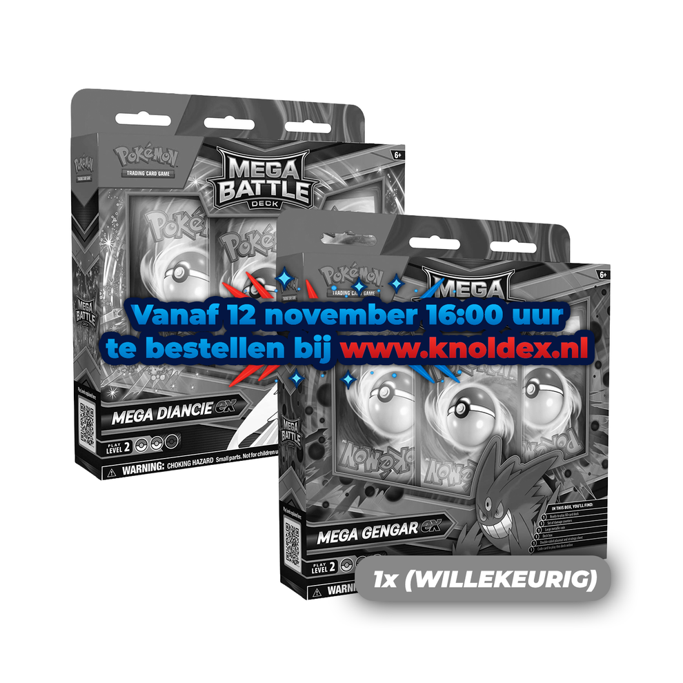 Mega Battle Deck - Mega Gengar / Mega Diancie (1 willekeurig) – KnolDex